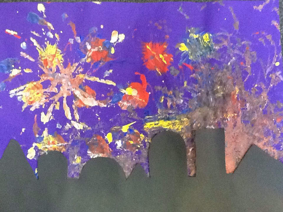 Fantastic Firework Paintings – Hoyland Common Primary School